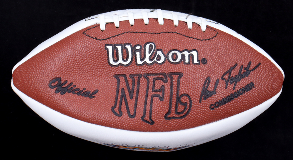 "NFL Greats" NFL Super Bowl XXX Logo Football Signed By (5) With Deacon ...
