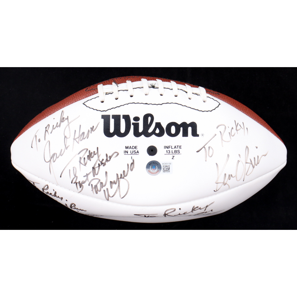"NFL Greats" NFL Super Bowl XXX Logo Football Signed By (5) With Deacon ...
