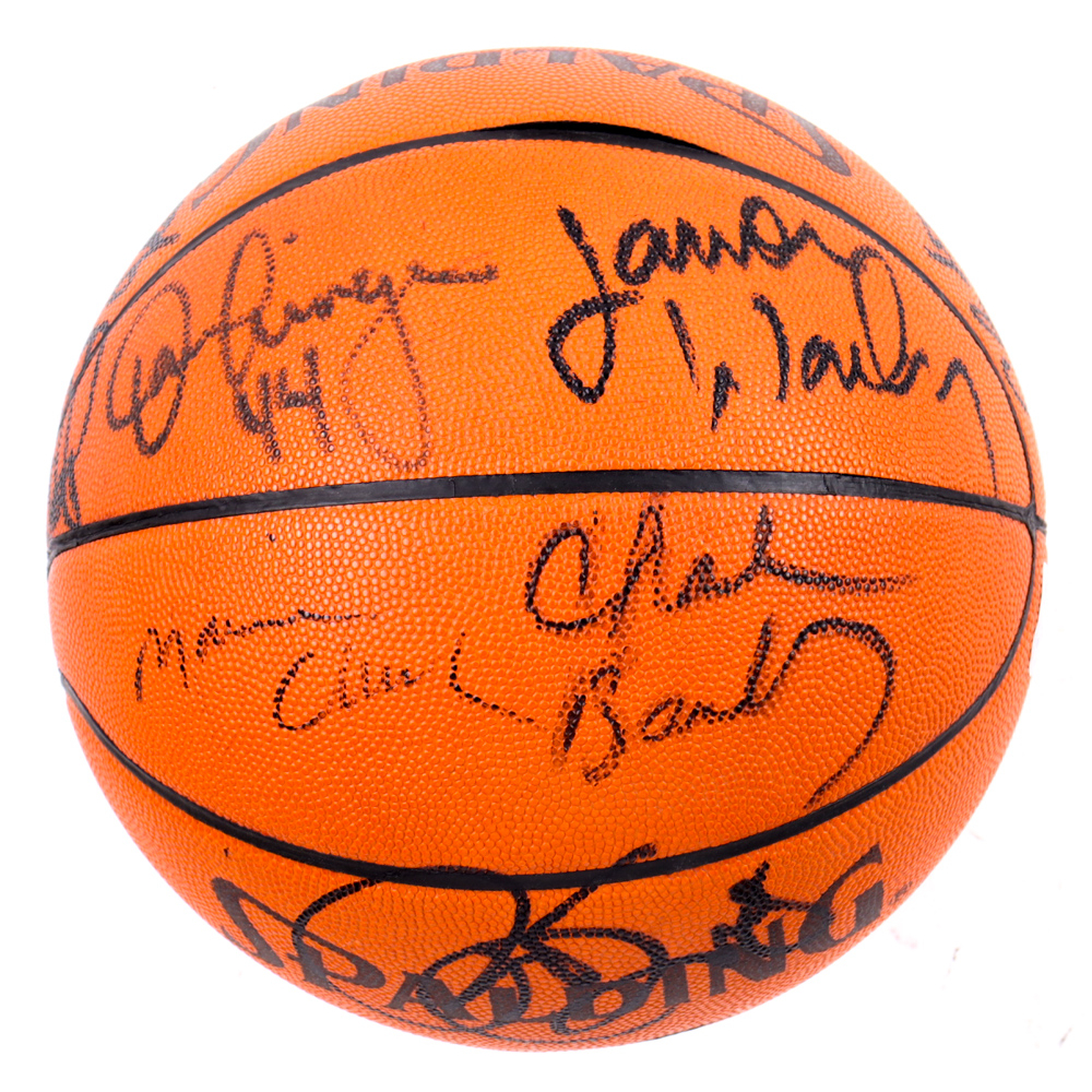 1988 NBA All-Stars NBA Basketball Signed by (18) with Magic Johnson ...