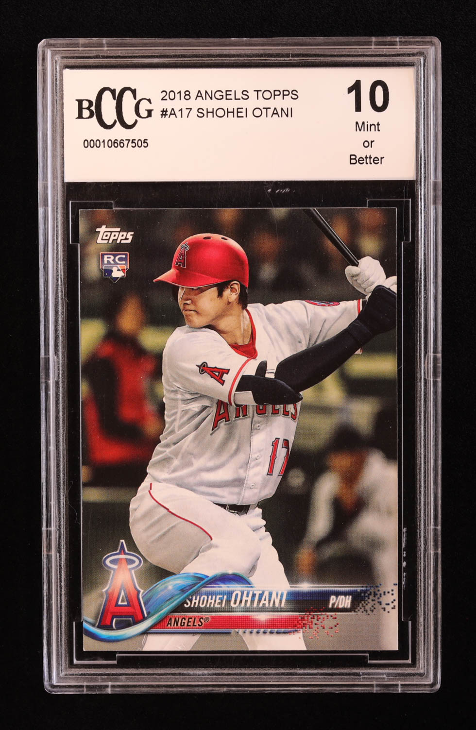 Shohei Ohtani 2018 Angels Topps #A17 RC (BCCG 10) | Pristine Auction