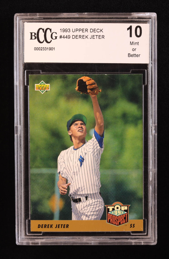 Derek Jeter 1993 Upper Deck #449 RC (BCCG 10) | Pristine Auction