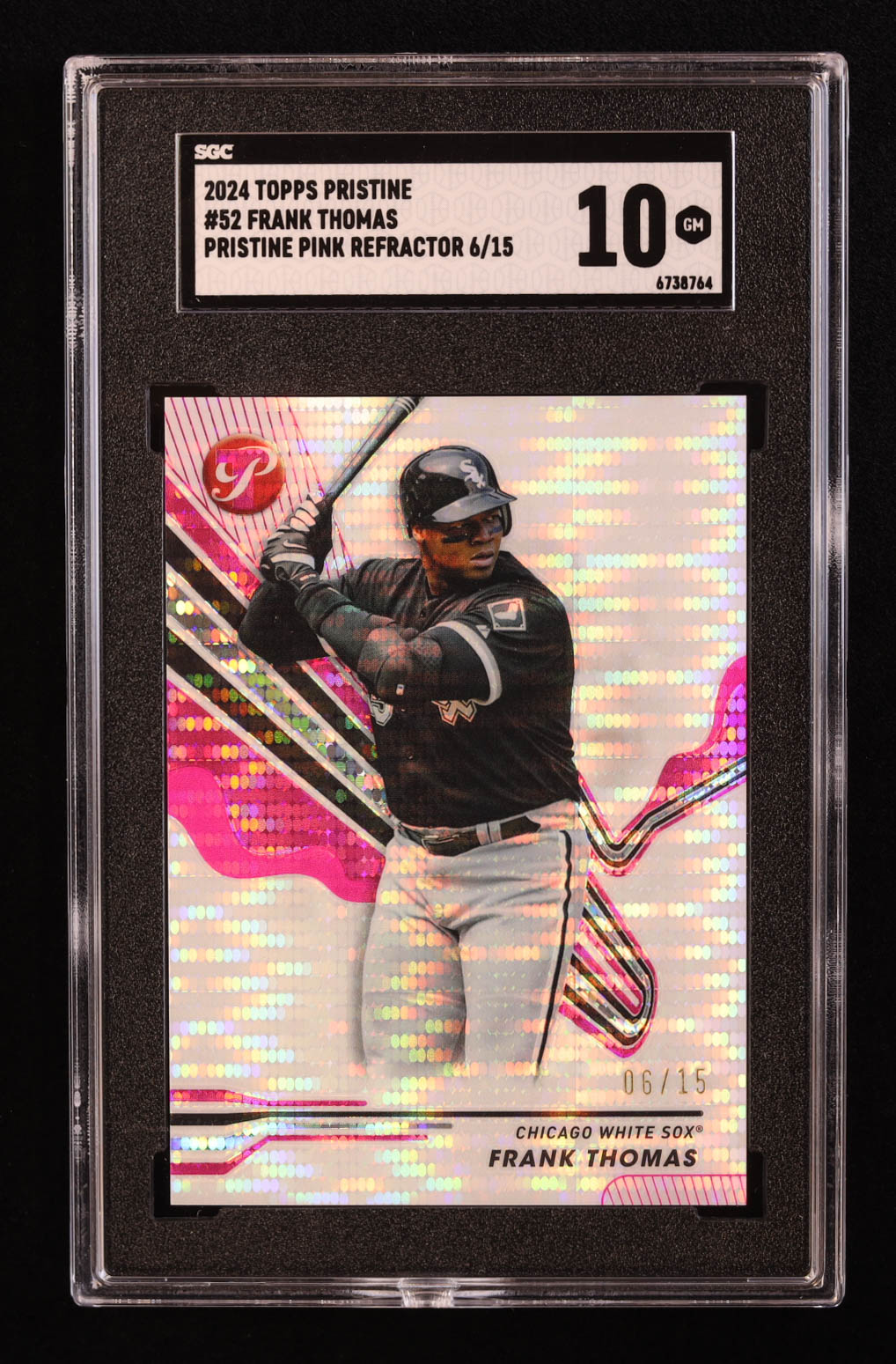 Frank Thomas 2024 Topps Pristine Pristine Pink Refractors #52 #06/15 ...