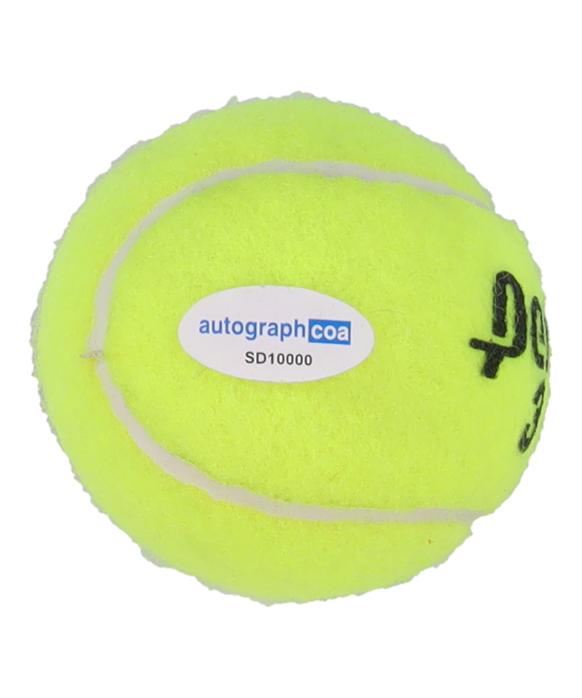 Novak Djokovic Signed Tennis Ball (AutographCOA) | Pristine Auction