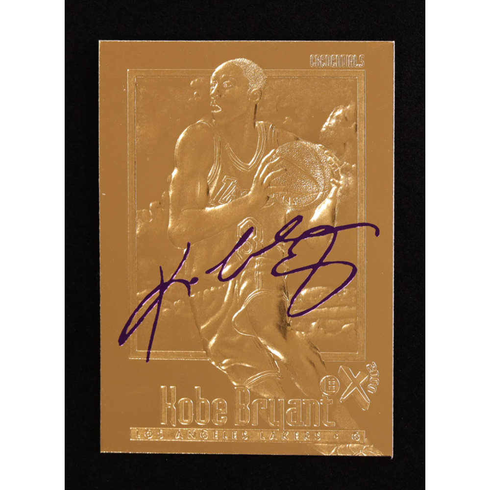 Kobe Bryant 1996-97 Skybox EX-2000 Purple Signature 23Kt Gold RC #26742 ...