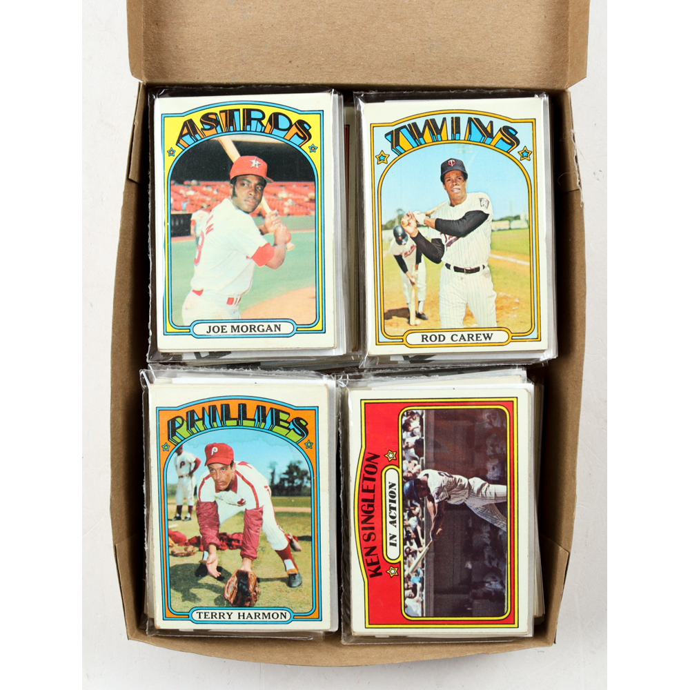1972 Topps Baseball Cello Fun Pack Vending Box with (20) Packs ...