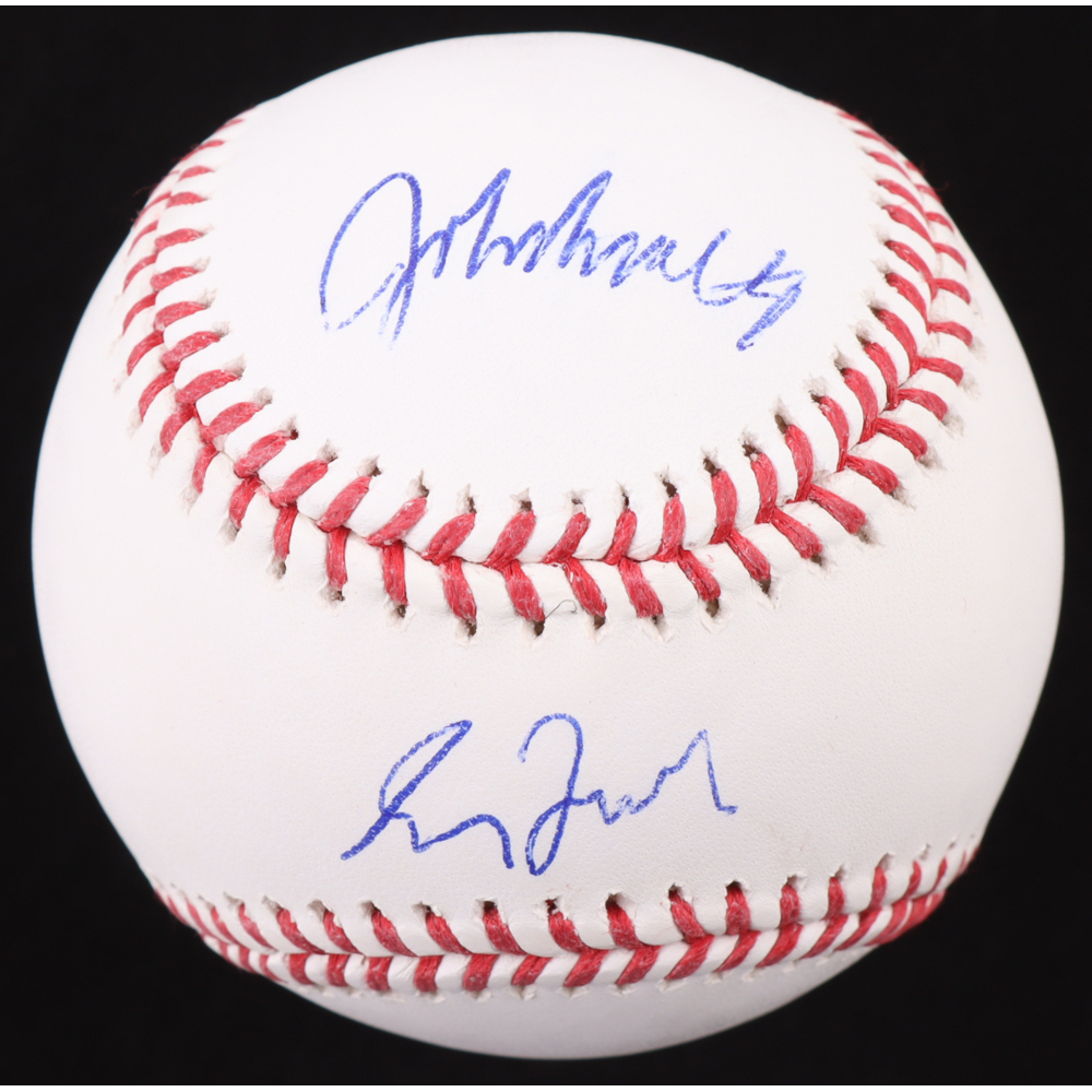 Greg Maddux & John Smoltz Signed OML Baseball (JSA) | Pristine Auction