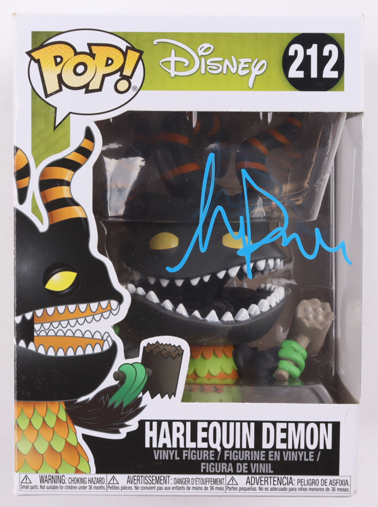 Greg Proops Signed "Disney" #212 Harlequin Demon Funko Pop! Vinyl ...