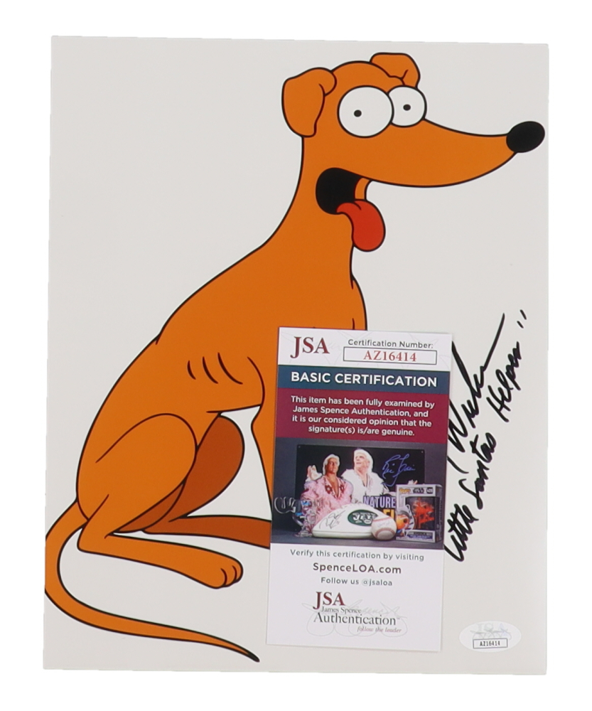 Frank Welker Signed "The Simpsons" 8x10 Photo Inscribed "Little Santa's ...