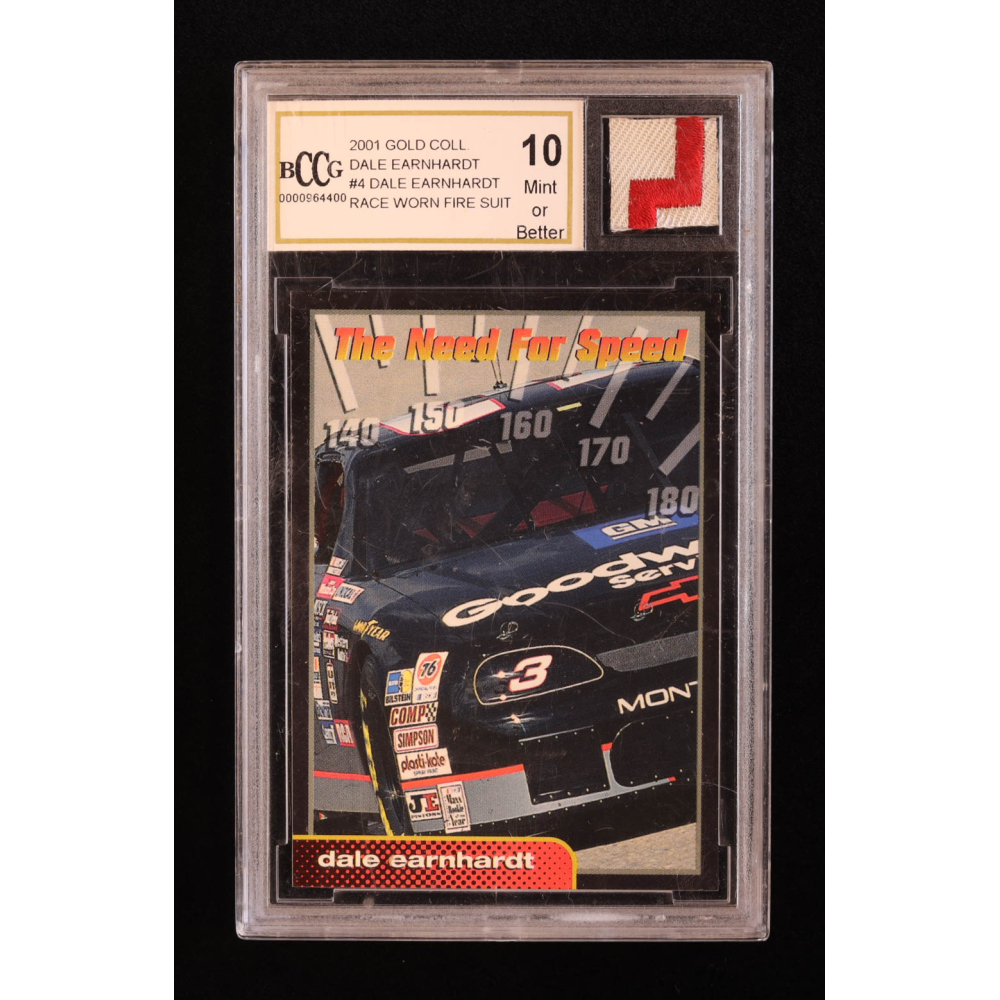 Dale Earnhardt 2001 Gold Collection Dale Earnhardt #4 with Race Worn ...