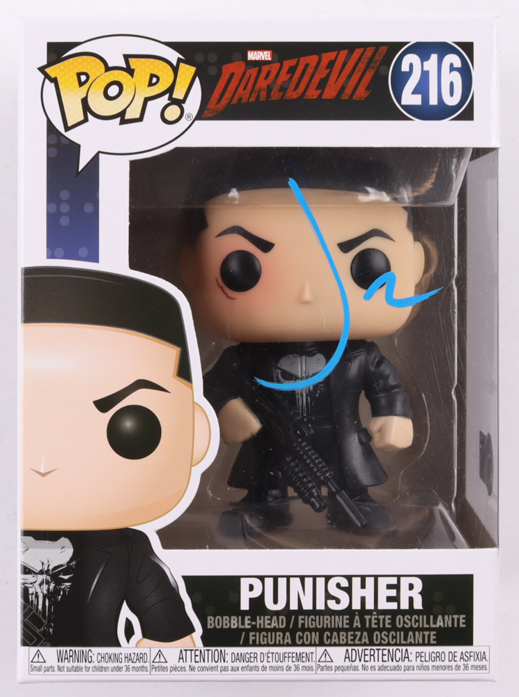 Jon Bernthal Signed "Daredevil" #216 Punisher Funko Pop! Vinyl Bobble ...