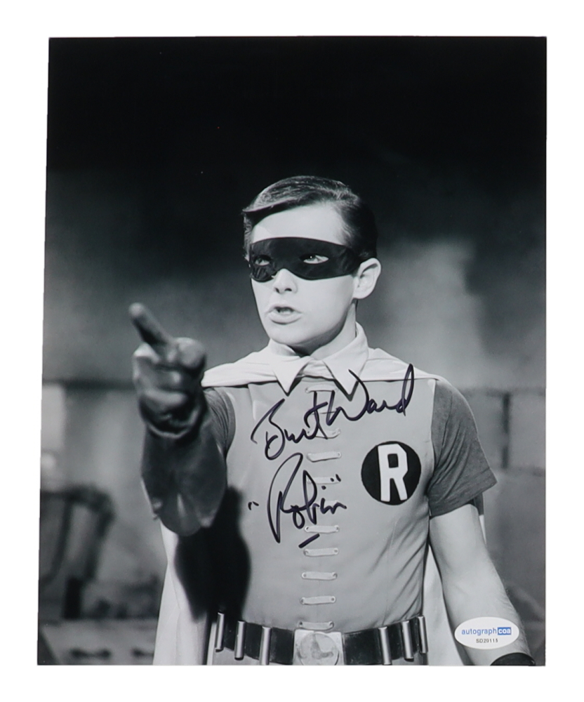 Burt Ward Signed "Batman" 8x10 Photo Inscribed "Robin" (ACOA ...