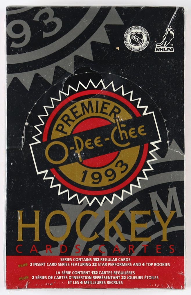 1993 O-Pee-Chee Premier Hockey Hobby Box of (36) Packs | Pristine Auction