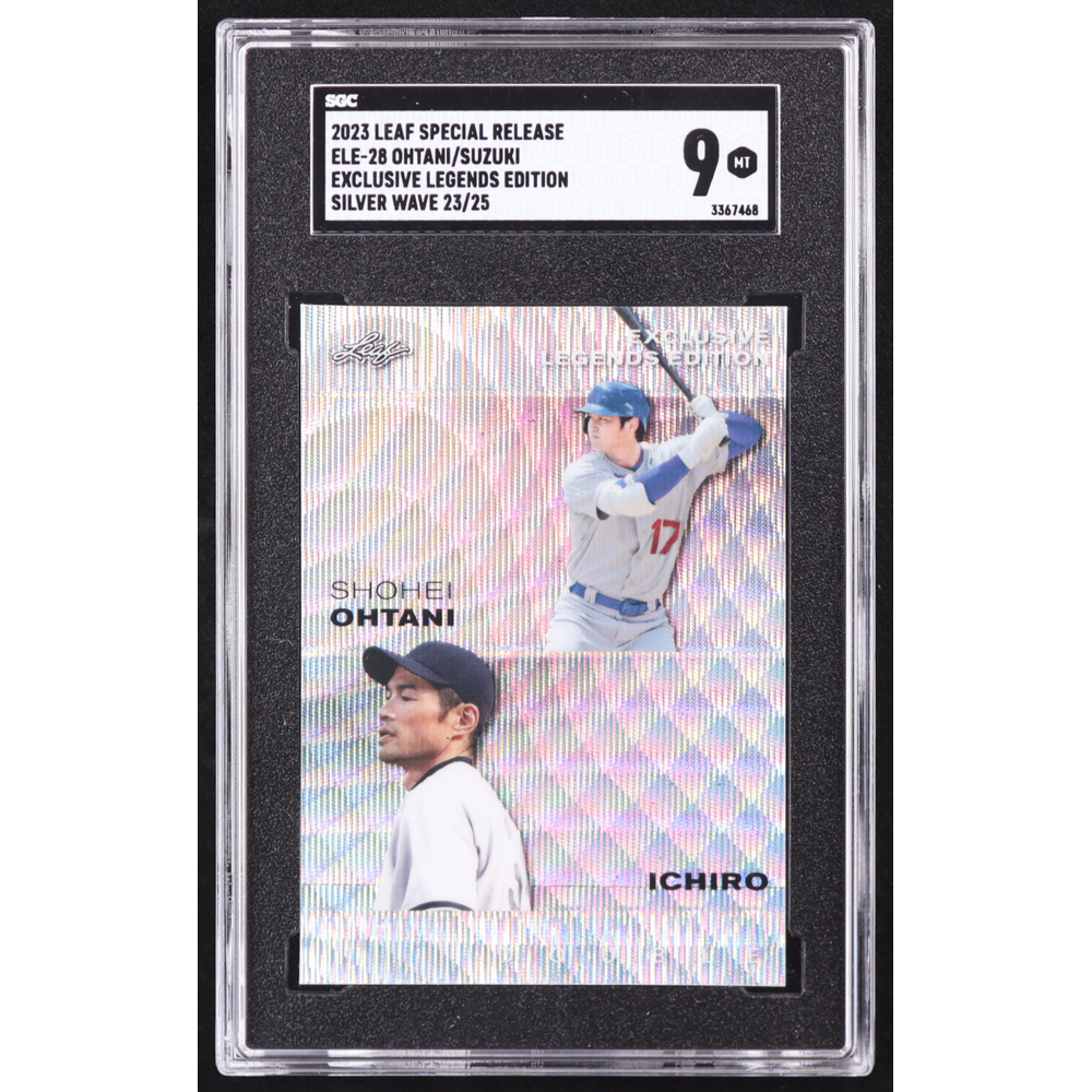 Shohei Ohtani / Ichiro Suzuki 2023 Leaf Special Release Metal Exclusive Legends Edition Wave ...