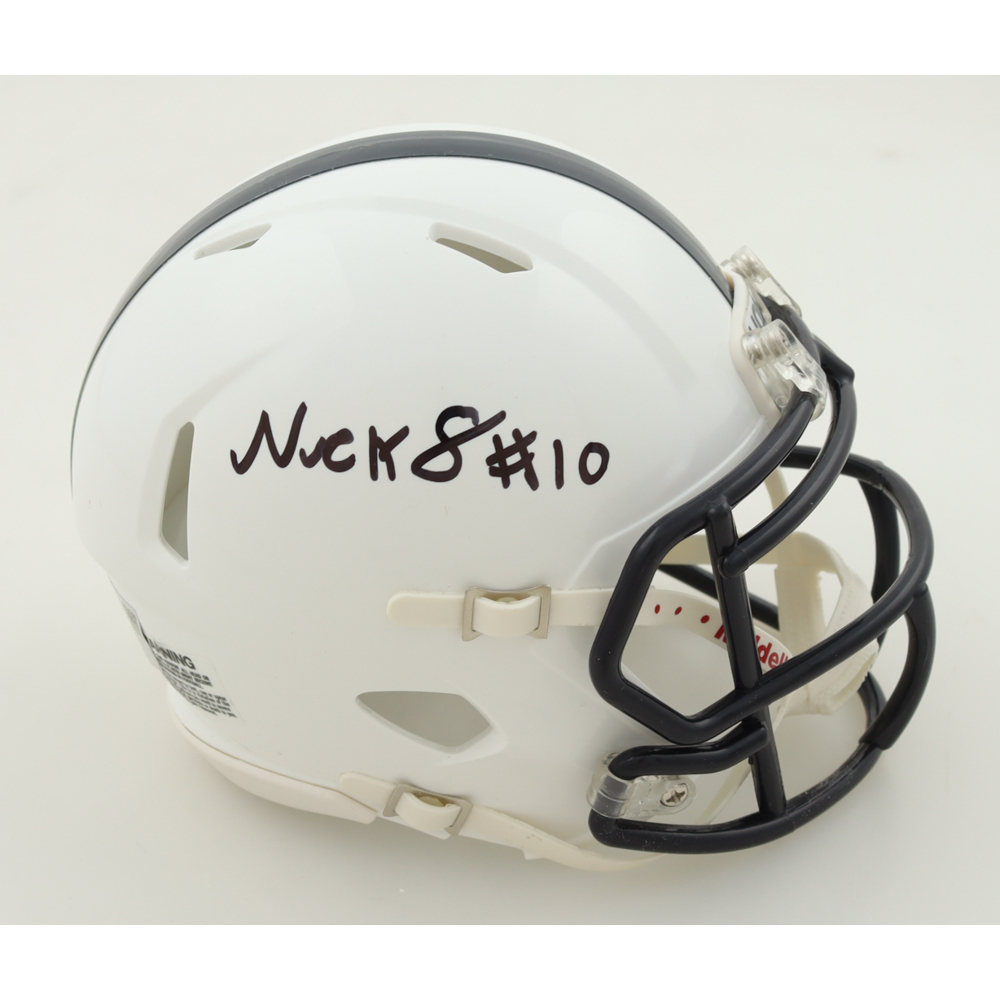 Nick Singleton Signed Penn State Nittany Lions Speed Mini Helmet ...