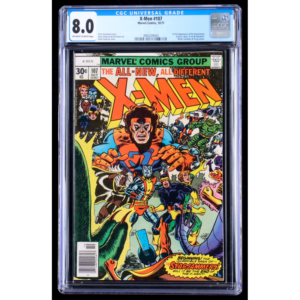 1977 "X-Men" Issue #107 Marvel Comic Book (CGC 8.0) | Pristine Auction
