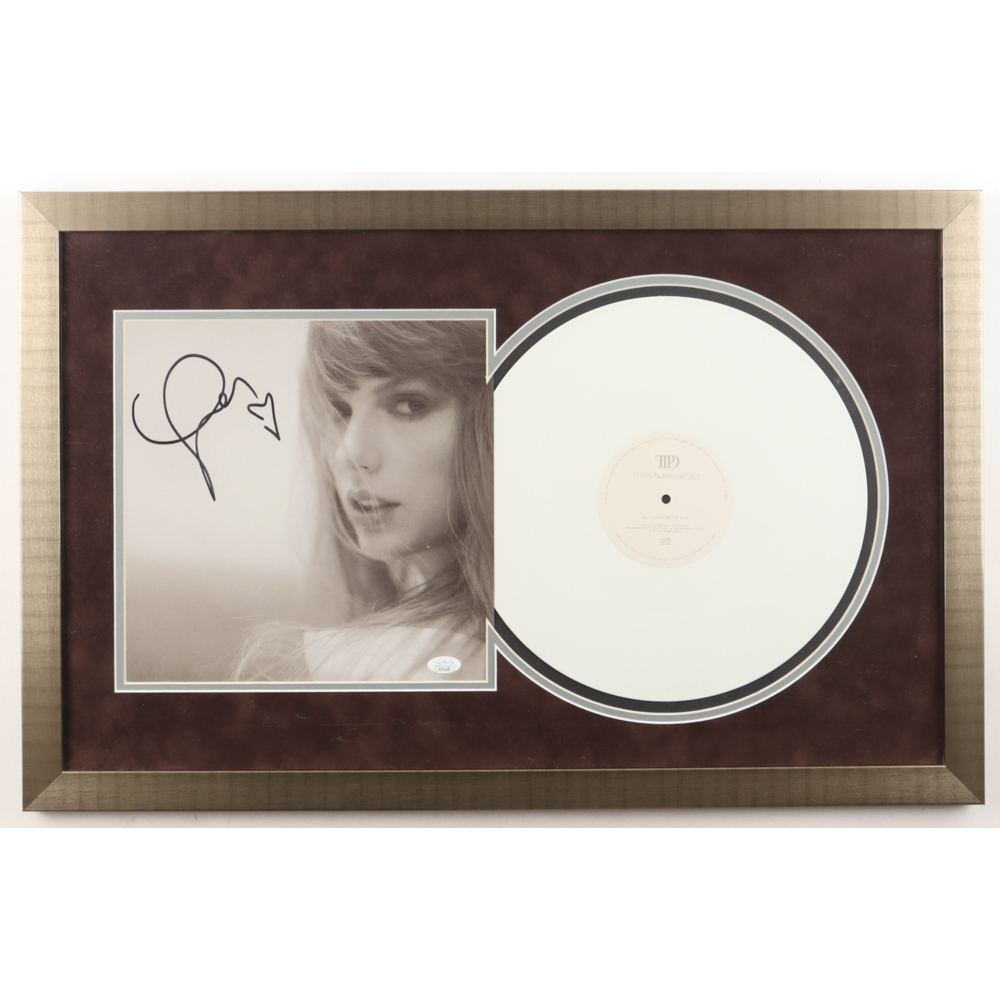 Taylor Swift Signed Custom Framed "Tortured Poets Department" Vinyl ...
