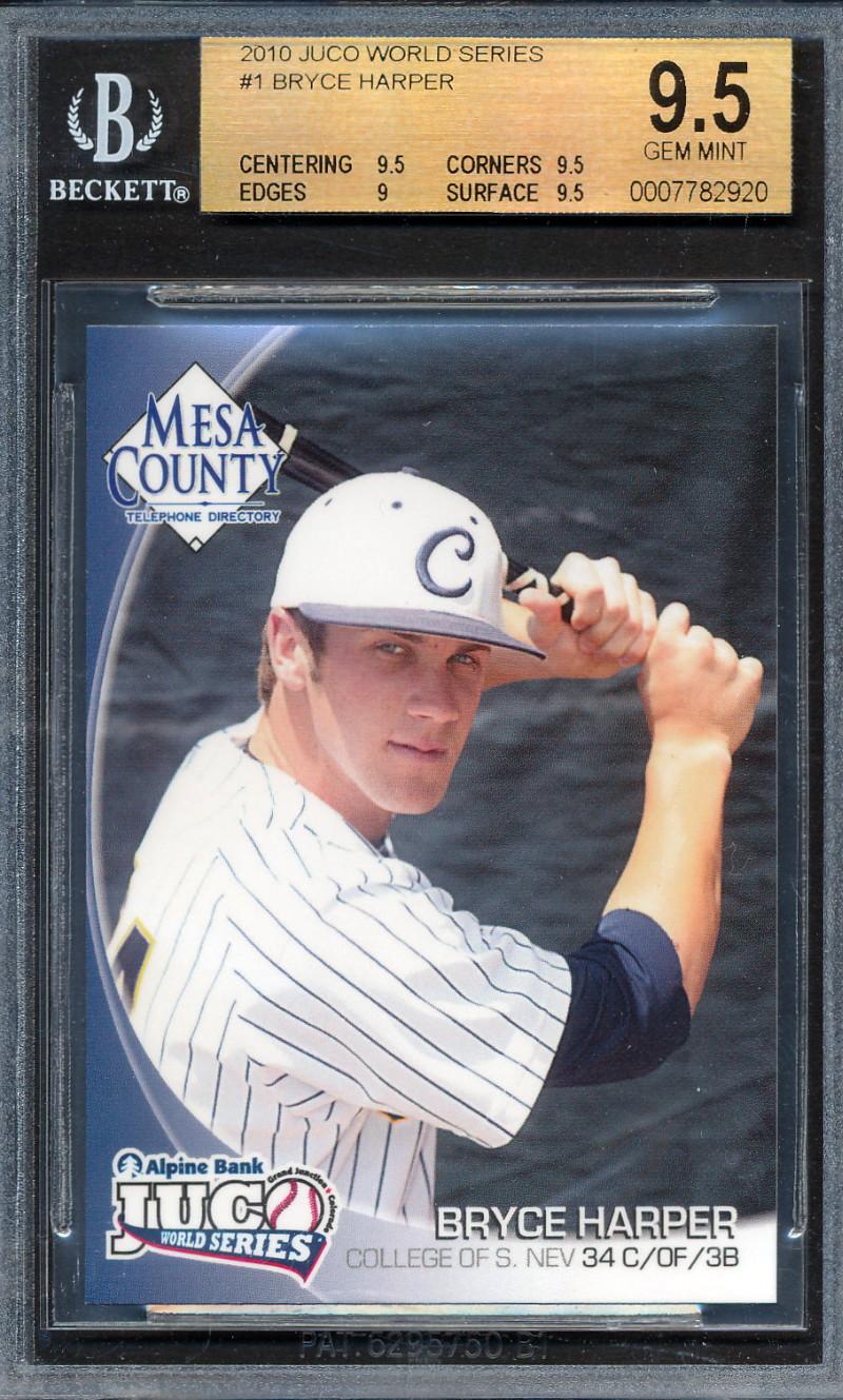Bryce Harper 2010 JUCO World Series #1 (BGS 9.5) | Pristine Auction