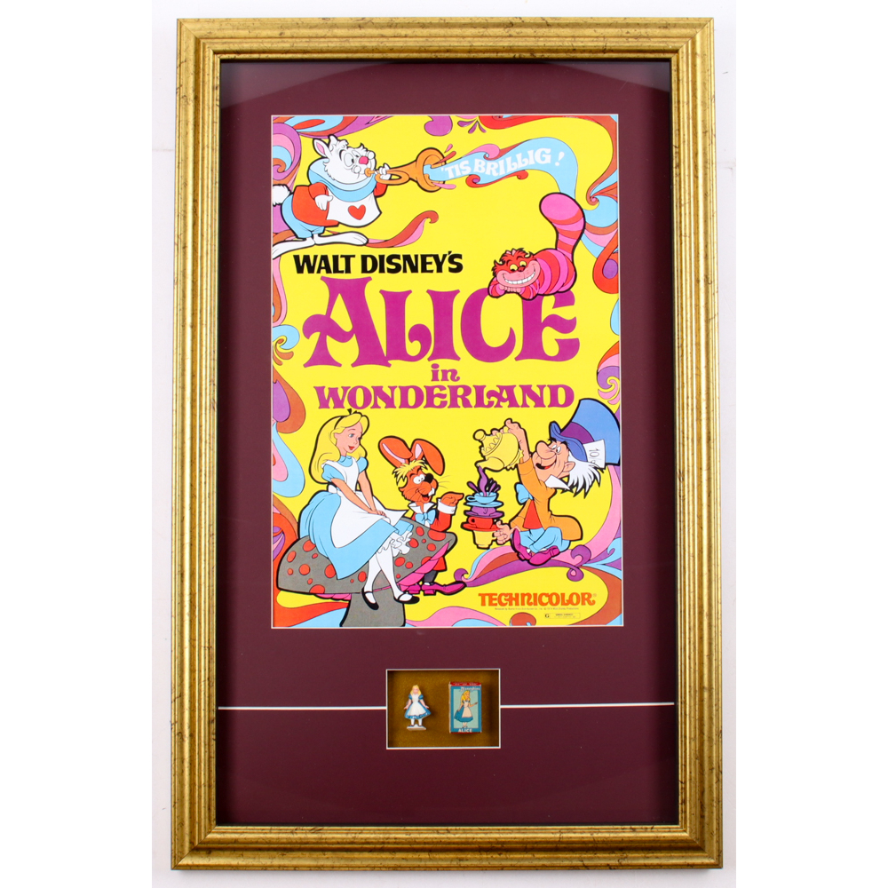 Walt Disney's "Alice in Wonderland" Custom Shadowboxed Movie Poster ...