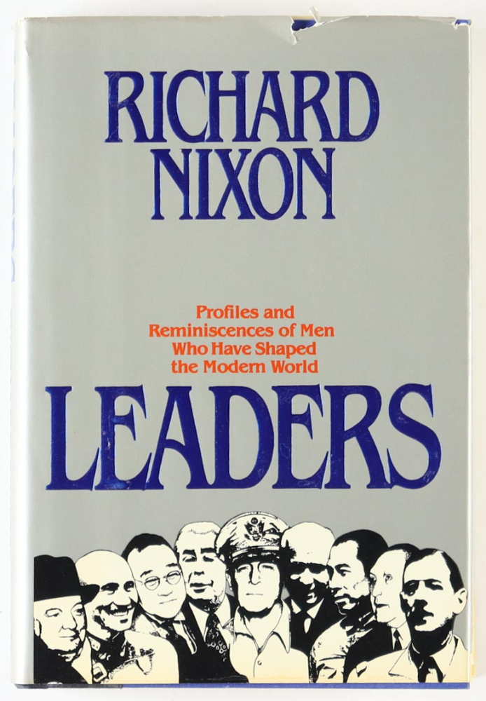 Richard Nixon Signed "Leaders" Hardcover Book (Beckett) | Pristine Auction