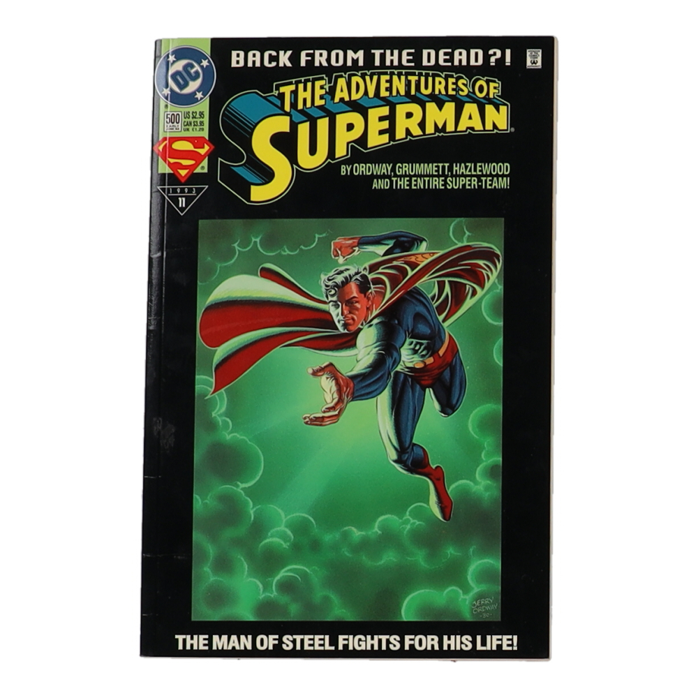 1993 "Superman" Issue #500 DC Comic Book | Pristine Auction