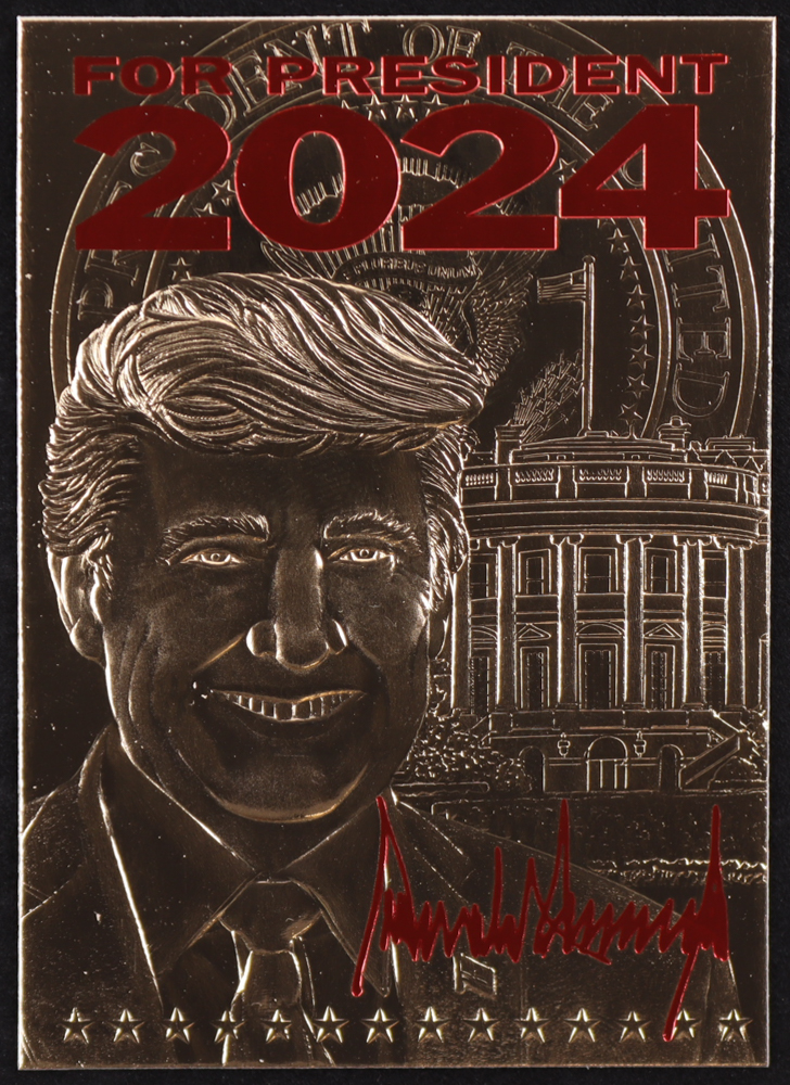 Donald Trump 2021 Merrick Mint For President 2024 Red Signature Series ...