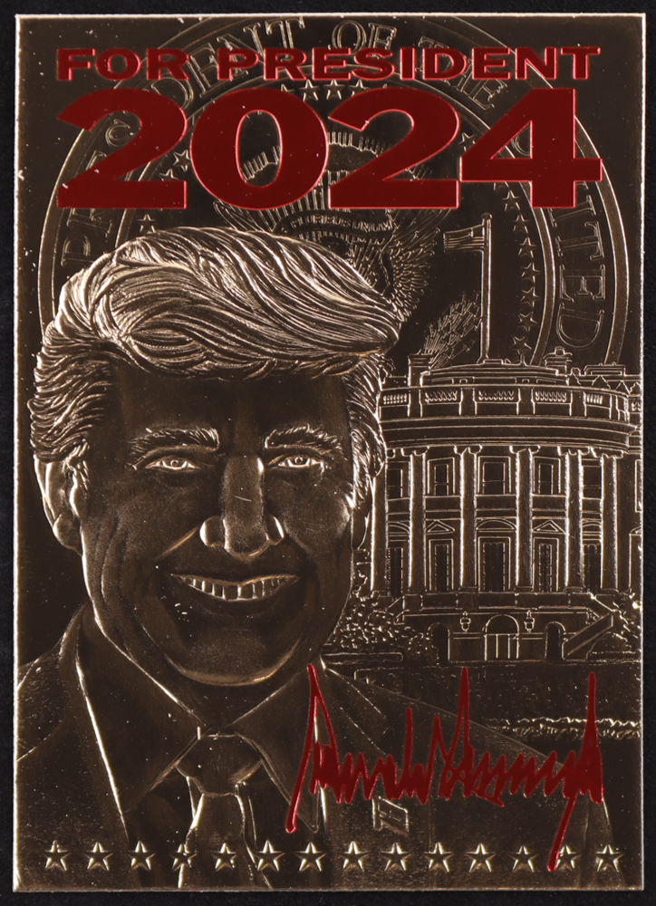 Donald Trump 2021 Merrick Mint For President 2024 Red Signature Series ...