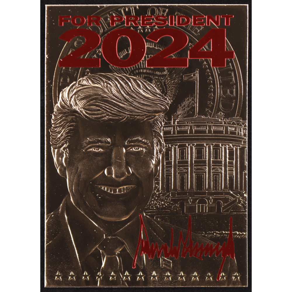 Donald Trump 2021 Merrick Mint For President 2024 Red Signature Series ...