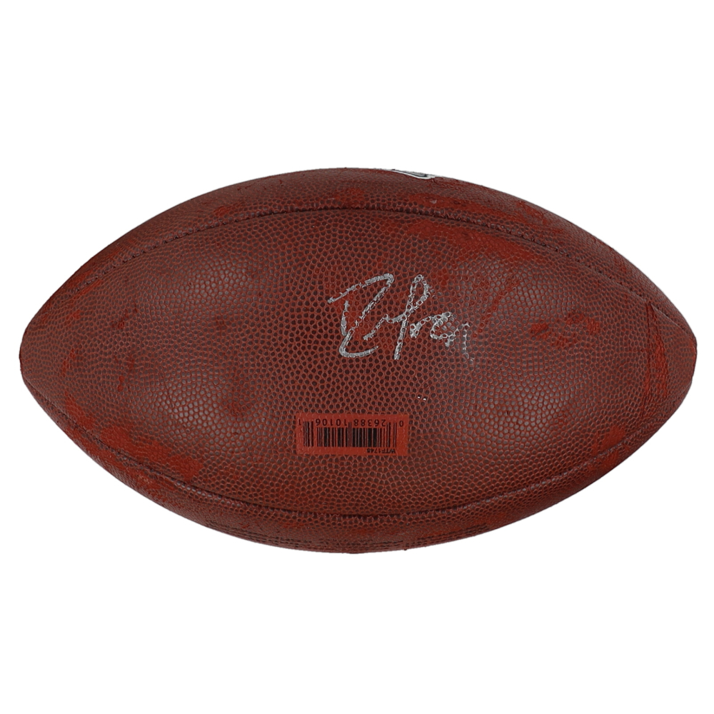 Randy Moss Signed Patriots Logo Football (Beckett) (See Description ...