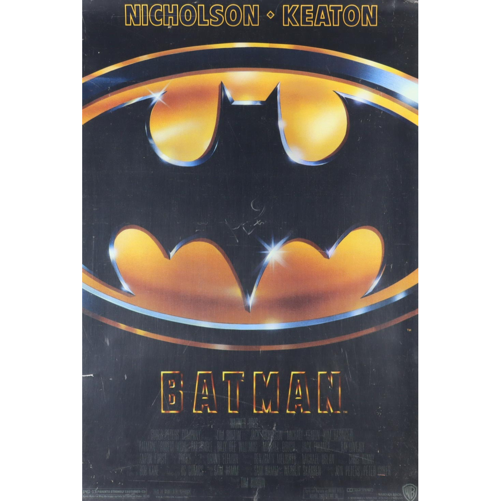 Michael Keaton Signed "Batman" 27x40 Poster (ACOA) | Pristine Auction