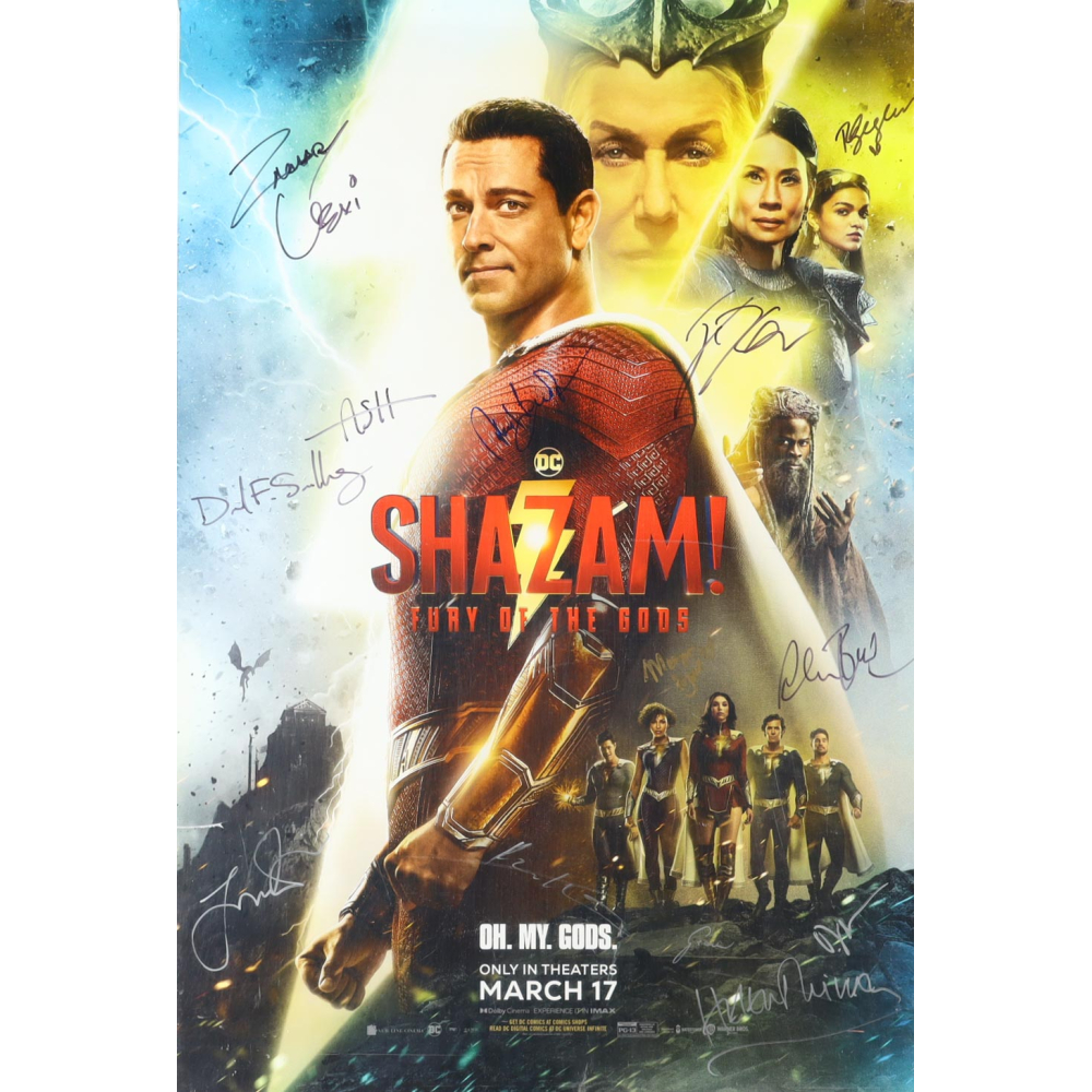 Zachary Levi, Helen Mirren, Lucy Liu, Adam Brody, Asher Angel | "Shazam ...