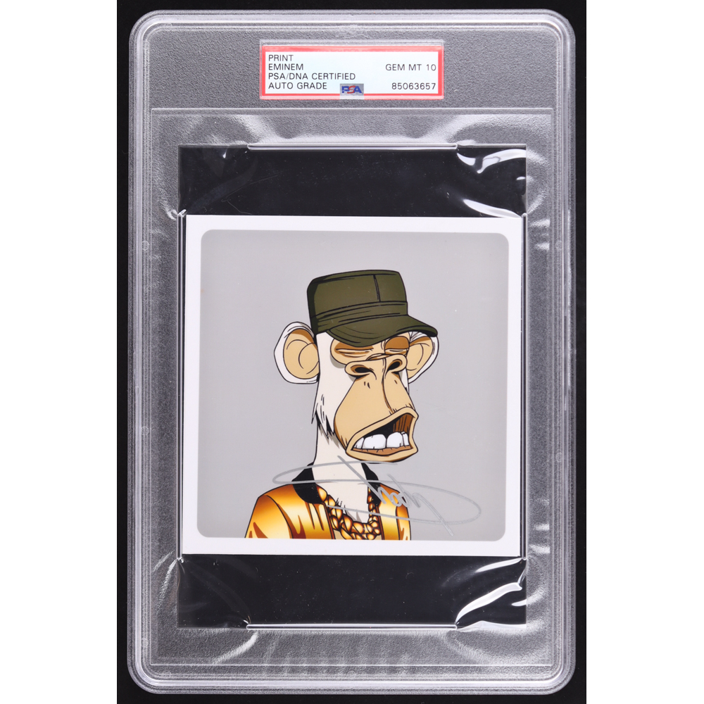Eminem Signed 5x5 Bored Ape Print (PSA | Auto Grade 10) | Pristine Auction