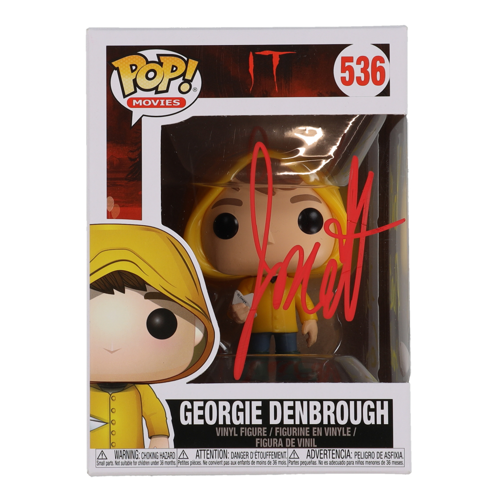 Jackson Robert Scott Signed "IT" #536 Georgie Denbrough Funko Pop ...