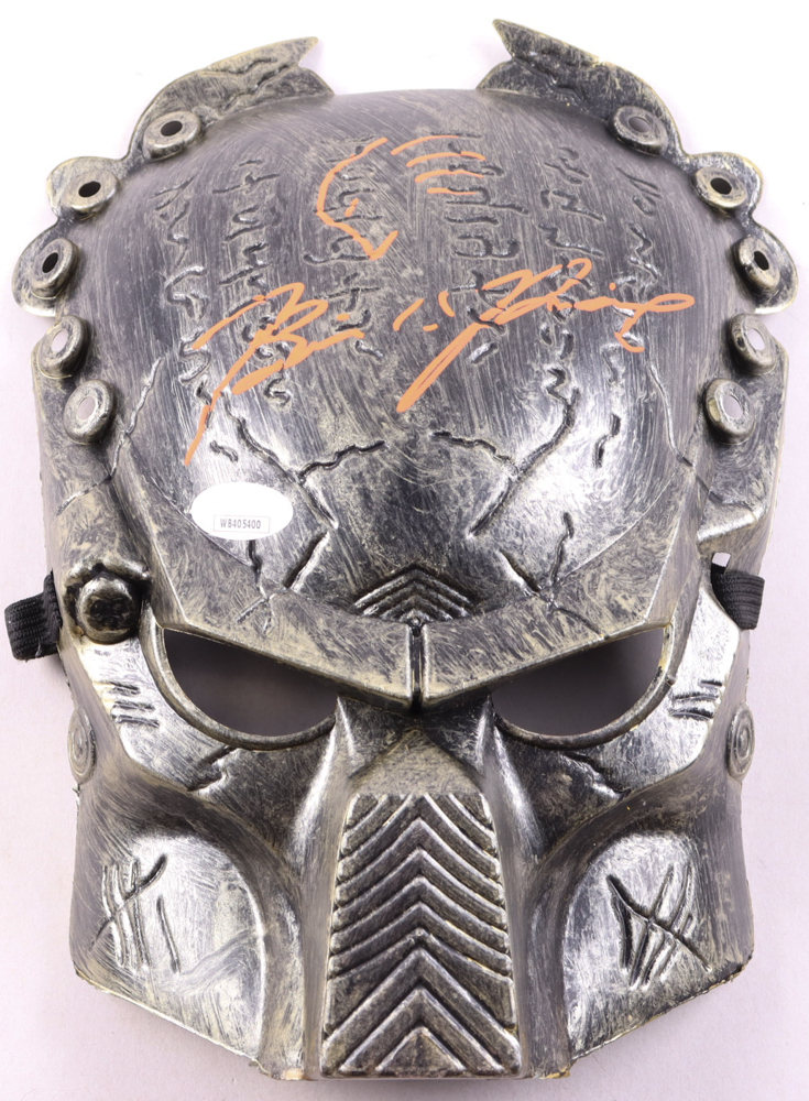 Brian A. Prince Signed "Predator" Mask with Hand-Drawn Predator Sketch ...