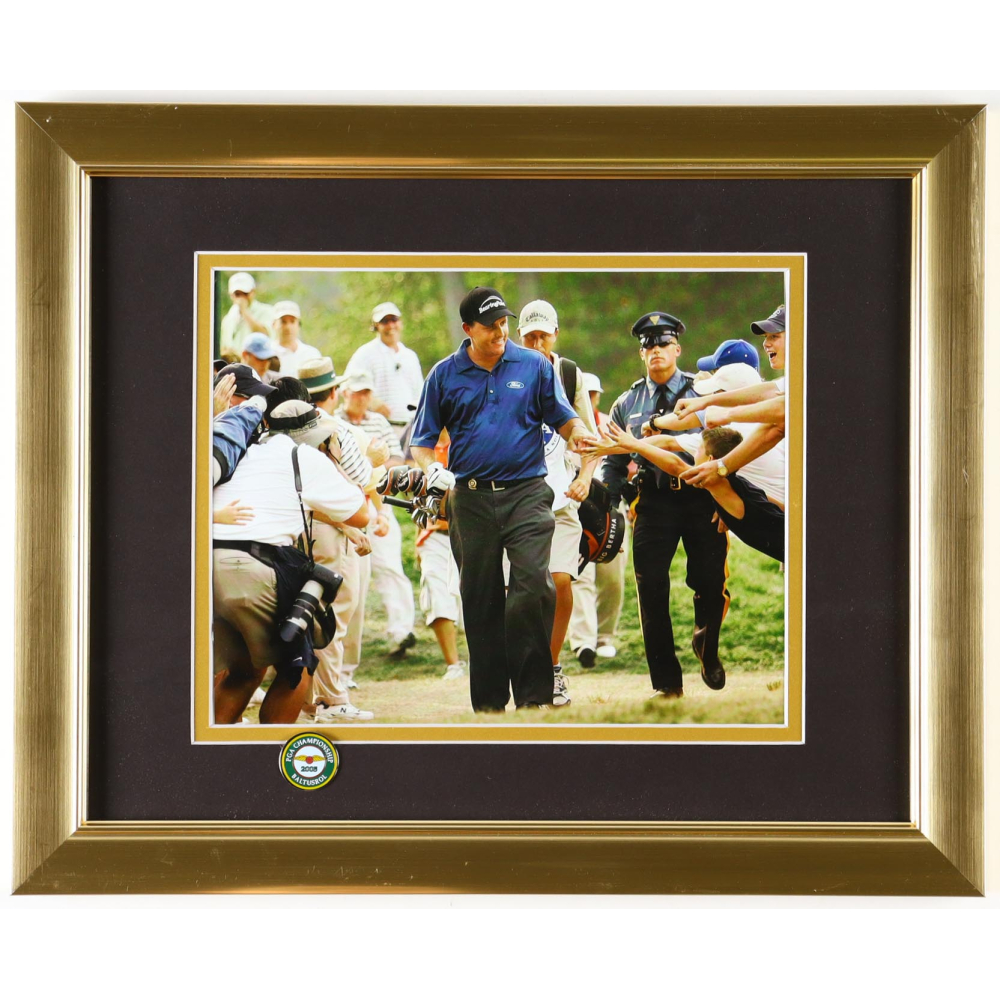 Phil Mickelson Custom Framed Photo Display With 2005 Masters ...