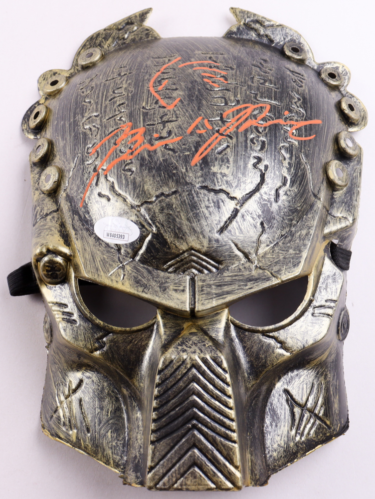 Brian A. Prince Signed "Predator" Mask with Hand-Drawn Predator Sketch ...