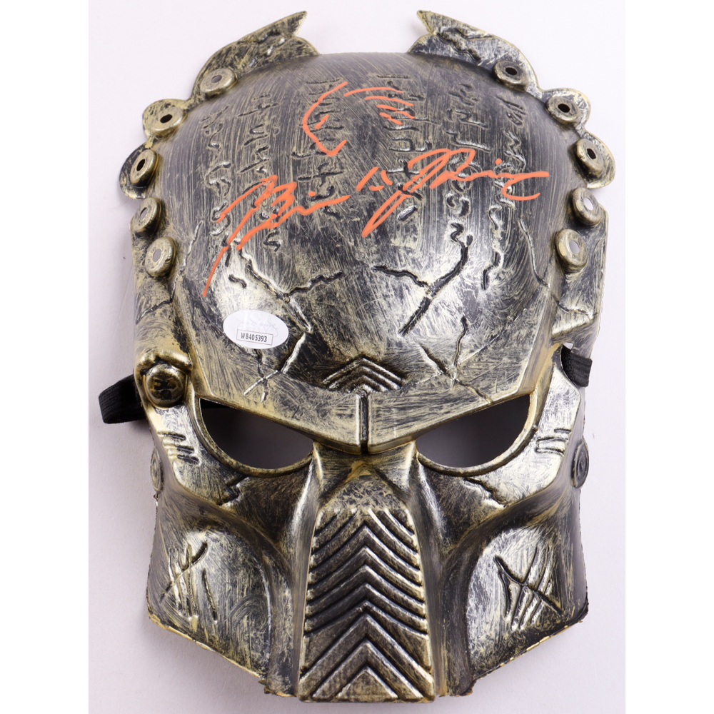 Brian A. Prince Signed "Predator" Mask with Hand-Drawn Predator Sketch ...