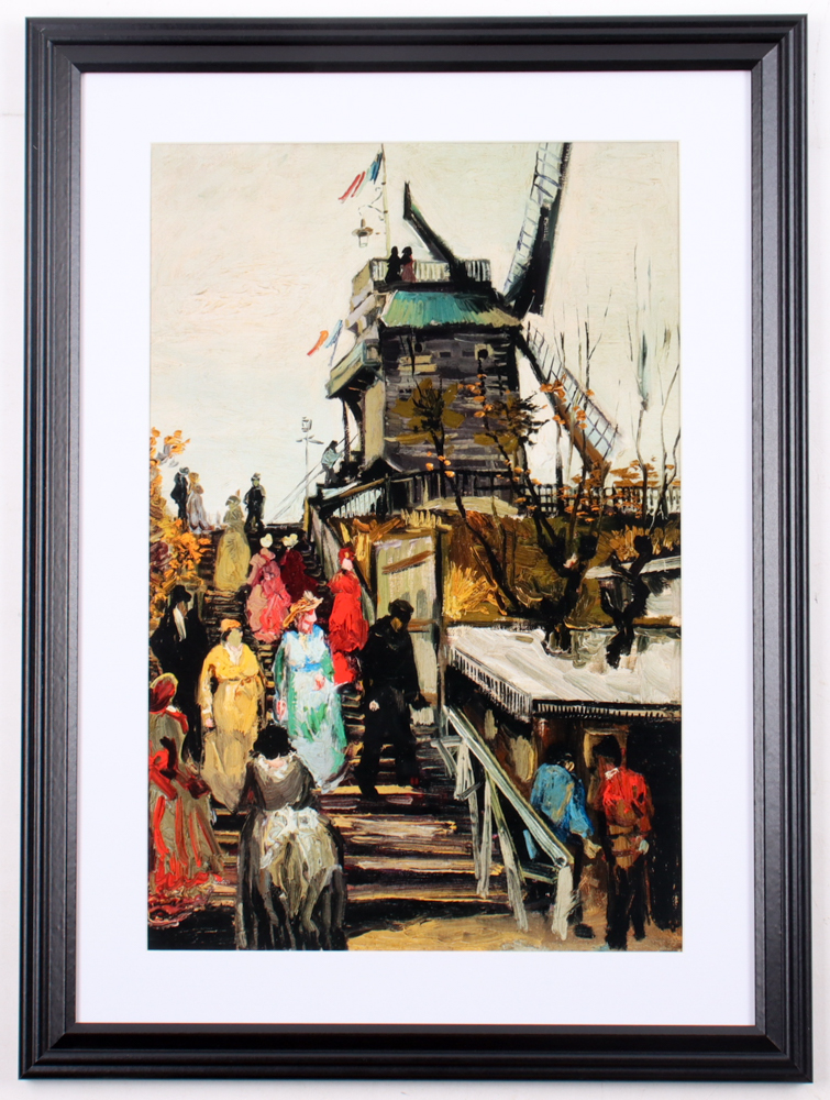 1886 "Le Blute-Fin Mil" By Vincent Van Gogh Custom Framed Art Print ...