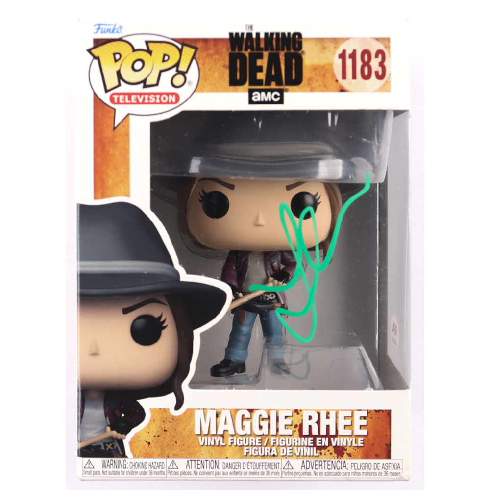 Lauren Cohan Signed "The Walking Dead" #1183 Maggie Rhee Funko Pop ...