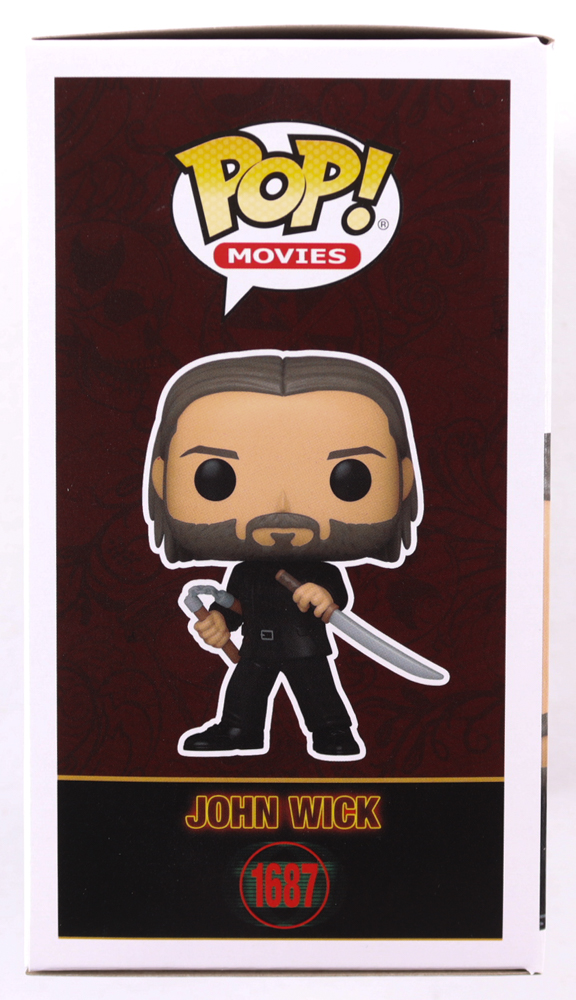 Keanu Reeves Signed "John Wick: Chapter 4" #1687 John Wick Funko Pop ...