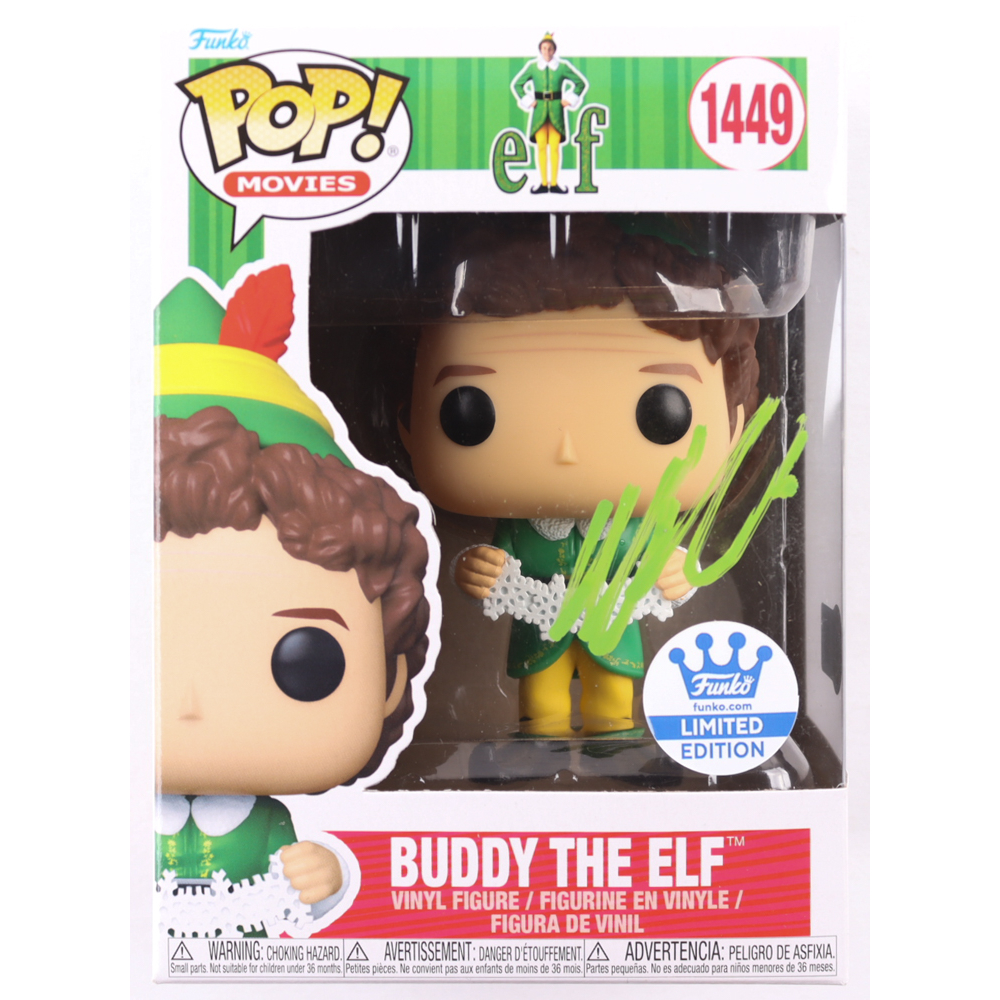 Will Ferrell Signed "Elf" #1449 Buddy Buddy the Elf Funko Pop! Vinyl ...