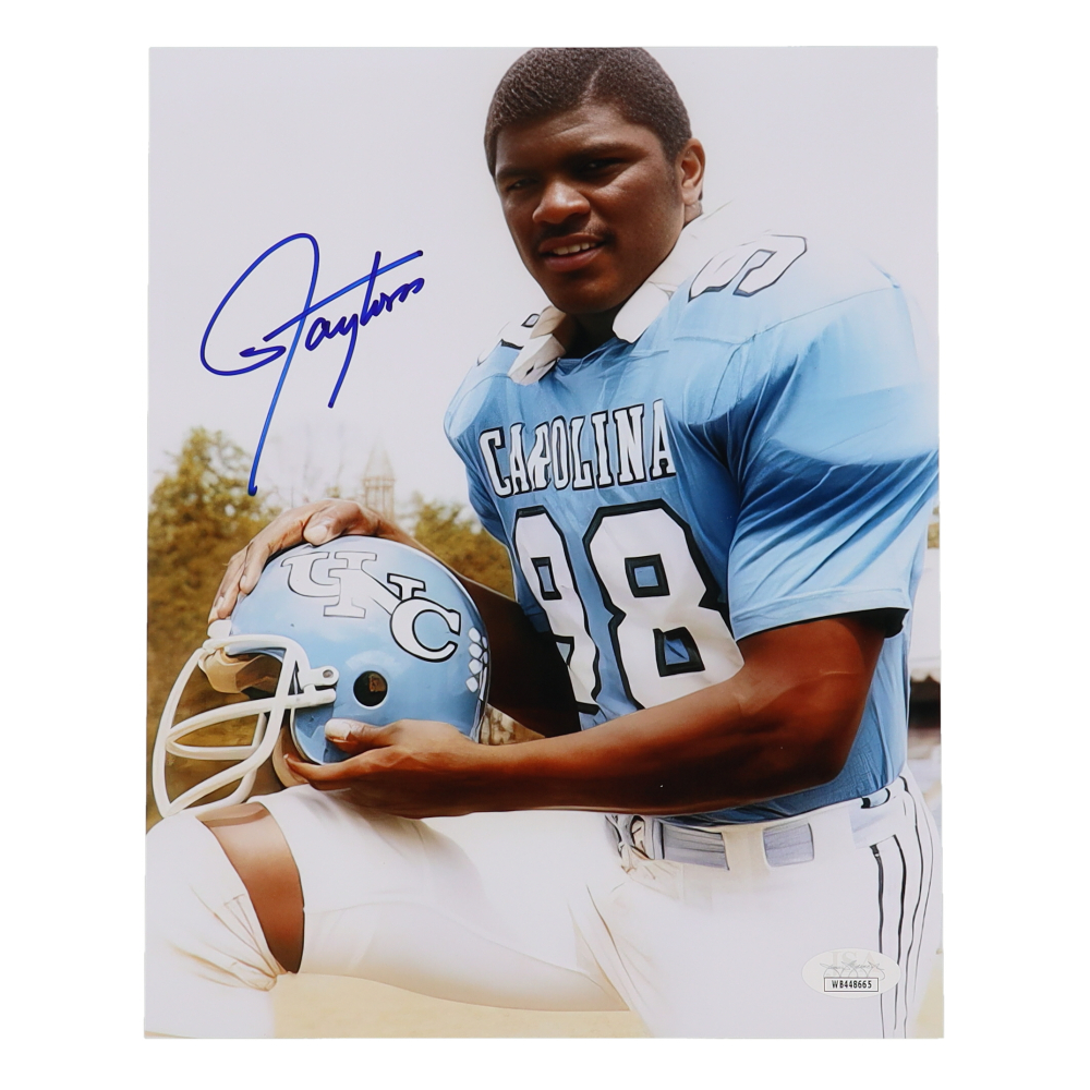 Lawrence Taylor Signed North Carolina Tar Heels 8x10 Photo (JSA) | Pristine Auction