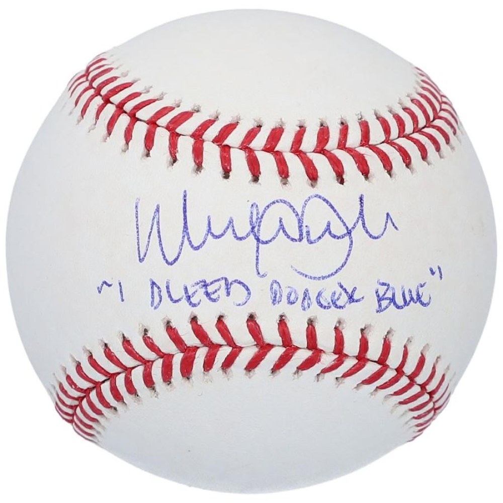 Walker Buehler Signed OML Baseball Inscribed "I Bleed Dodger Blue ...