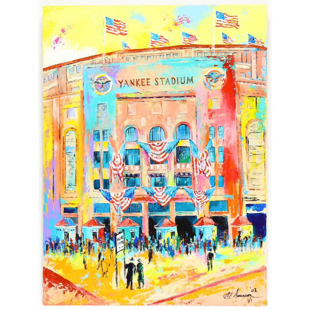 "Yankee Stadium" by Al Sorenson 18x24 Original Acrylic Painting on ...