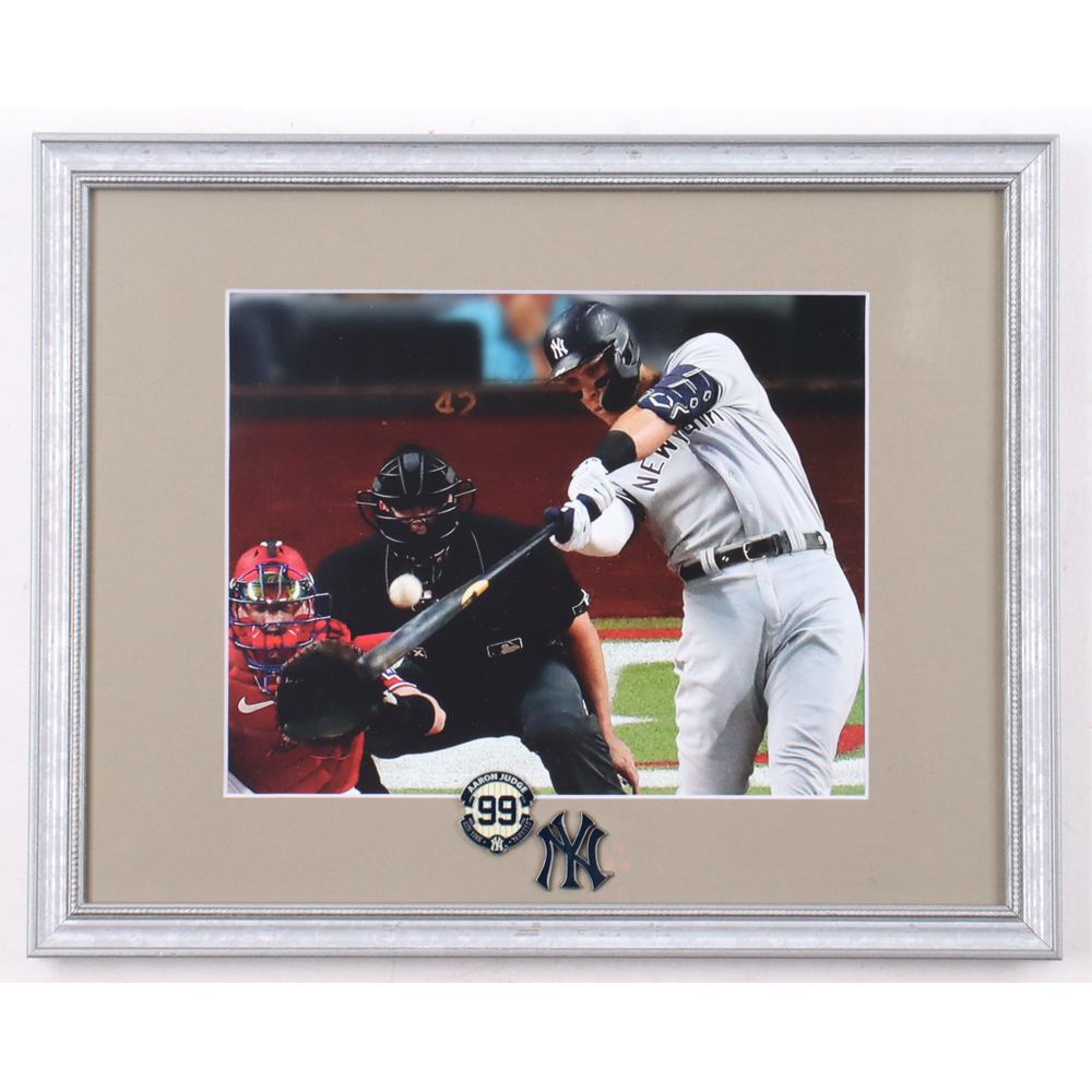 Aaron Judge Yankees Custom Framed Photo With Player Number & Yankees ...