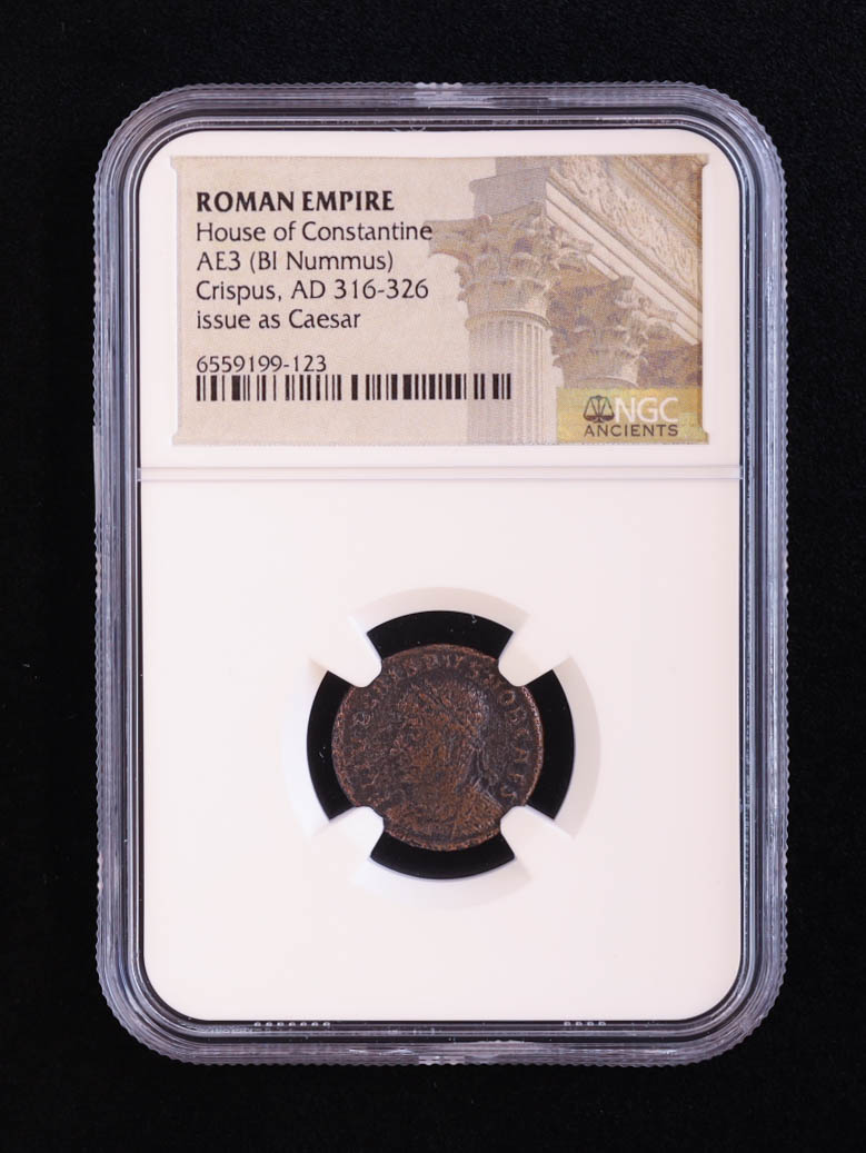 Roman Empire - House of Constantine, Crispus I, AD 316-326, Issue as ...