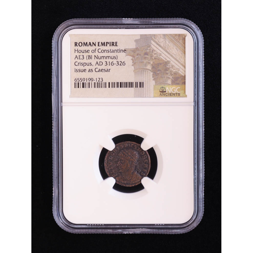 Roman Empire - House of Constantine, Crispus I, AD 316-326, Issue as ...