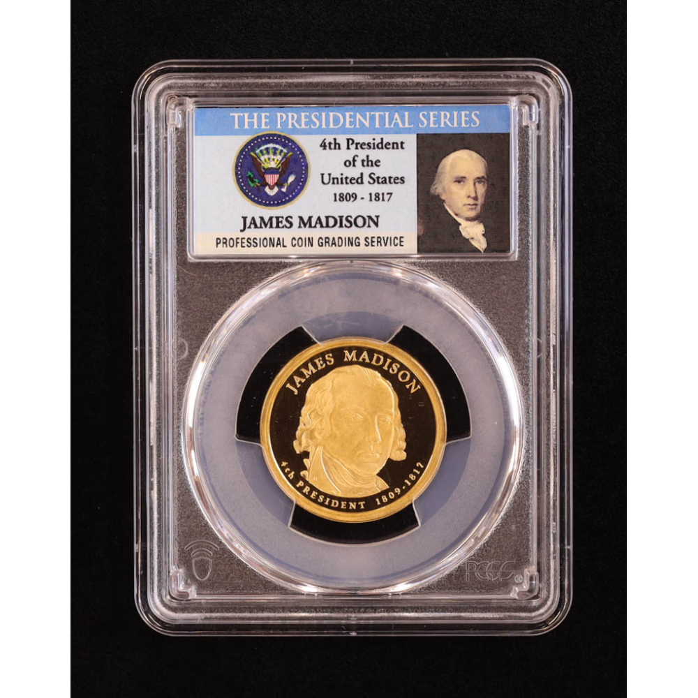 2007-S U.S. Presidential Proof $1 Coin - James Madison 4th President ...