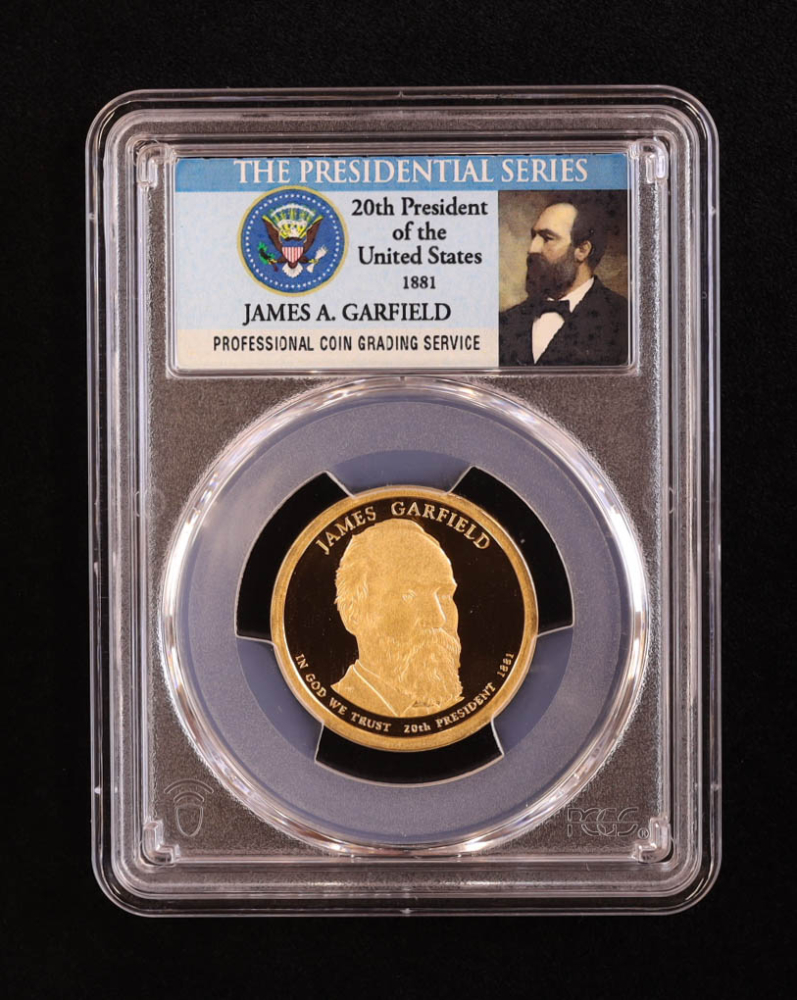 2011-S U.S. Presidential Proof $1 Coin - James Garfield 20th President ...