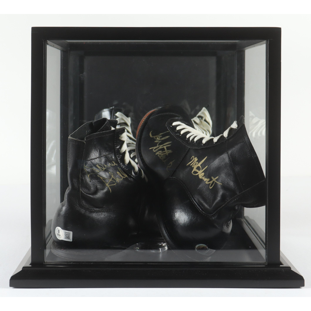 1975 Steelers Pair of (2) Vintage Leather Football Cleats Signed by ...