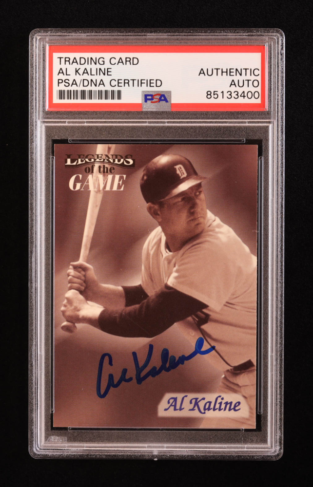 Al Kaline Signed 1998 Sports Illustrated Then and Now #13 (PSA ...